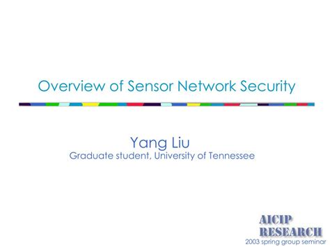 Ppt Overview Of Sensor Network Security Powerpoint Presentation Free