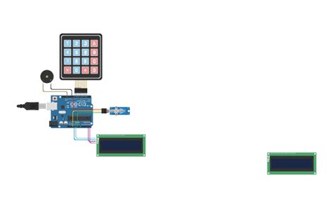 Circuit Design Door Password Tinkercad