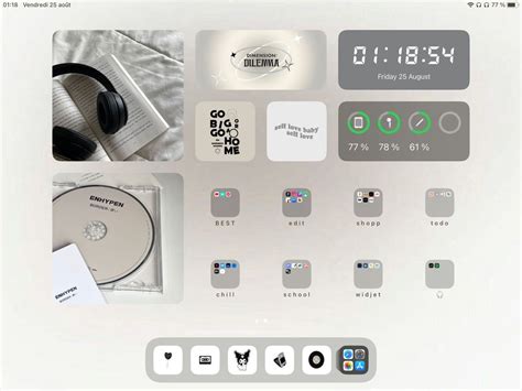 Try This Aesthetic Ipad Widgets Ipad Home Screen Ipados17 Ipad Tutorial