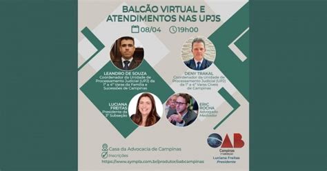 Balcão Virtual E Atendimentos Nas Upjs Seminário Upjs Na Prática Em