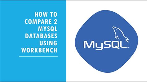 Mysql How To Compare 2 Mysql Databases Using Workbench Youtube