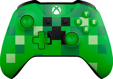 Customer Reviews Microsoft Xbox Wireless Controller Minecraft Creeper Wl3 00056 Best Buy