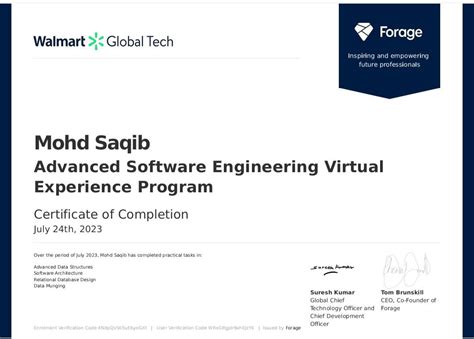 Mohd Saqib On Linkedin Advancedsoftwareengineering Virtualexperience