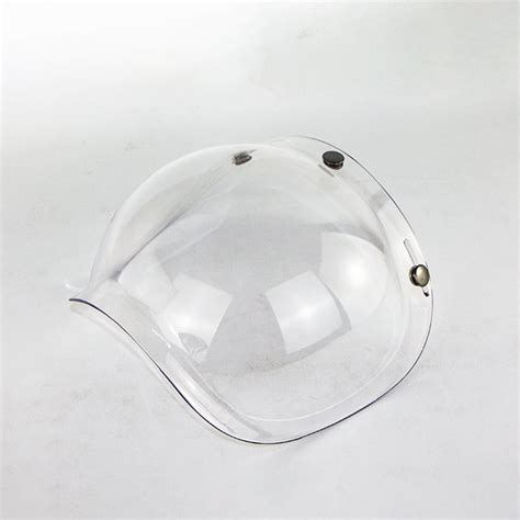 Helmet Visor Yellow Retro Open Face Helmet Bubble Visor By Indian