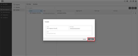 create workflow — contentserv documentation