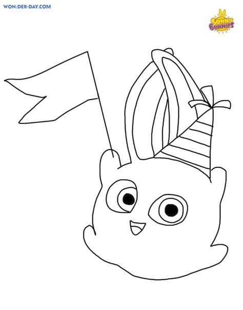 Sunny Bunnies Coloring Pages Printable Coloring Pages