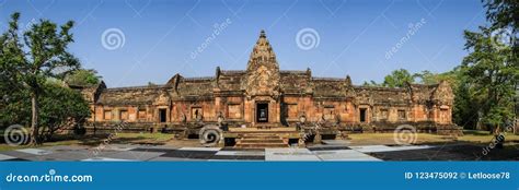 Panoramic View Of The Phanom Rung Temple Around Nang Rong Buriram