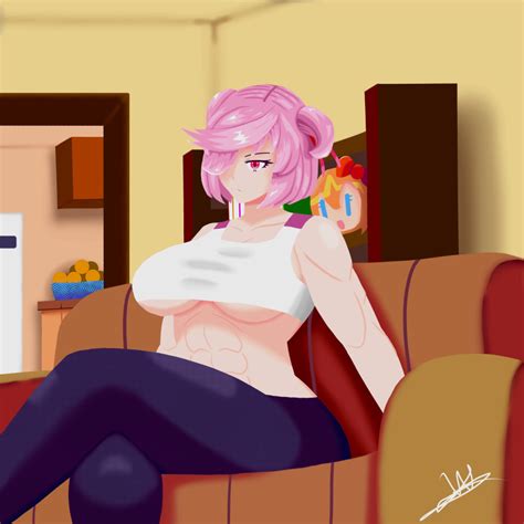 Rule 34 Abs Biceps Big Breasts Buff Female Doki Doki Literature Club