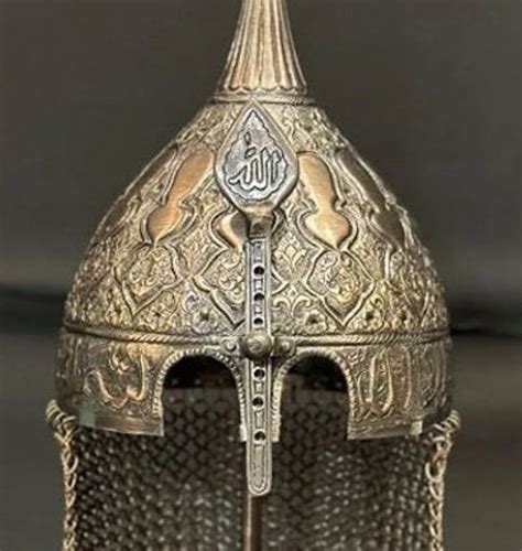 Brass Antique Helmets 50 Cm Seljukottoman Style Protective