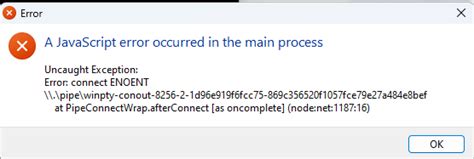 A Javascript Error Occurred In The Main Process · Issue 7125 · Vercelhyper · Github