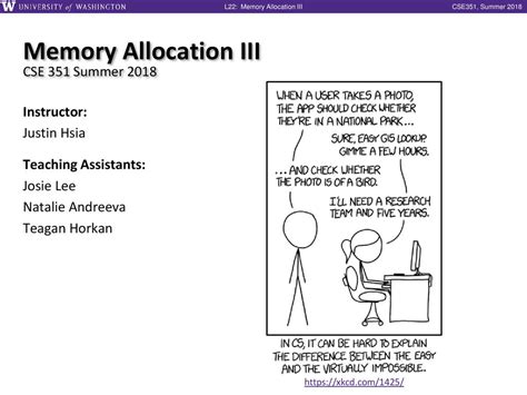 memory allocation iii cse 351 summer ppt download