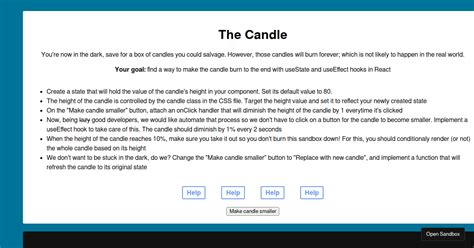 react hooks useeffect exercise codesandbox