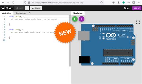 Online Arduino Simulator 2022 Blink An Led Project How To Use