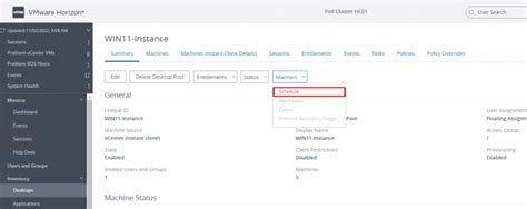 update an instant clone desktop pool virtualization blog