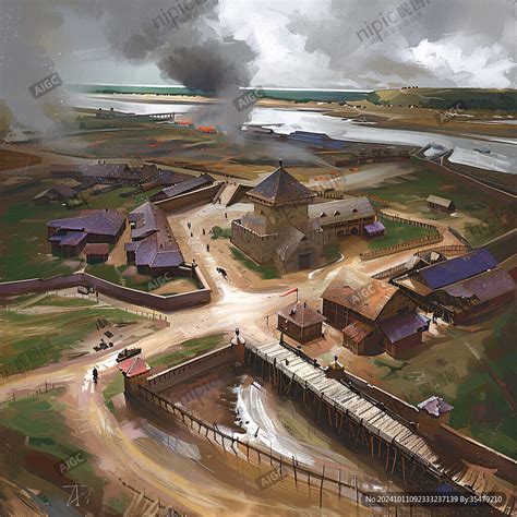 Ai创作图摩尔多瓦插画 场景原画 美式卡通风格场景 原创卡通场景 西部战区插画 Cg场景 乡村场景插画 白俄罗斯插画 俄罗斯插画印象景点 插画市景 抗洪插画 东北地区城市建筑插画 古代关隘城池