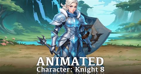 Animated 2d Character Knight 8 Spine 2d Characters Unity Asset Store