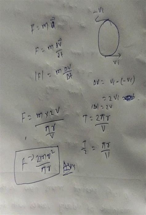 12 a particle of mass m moves with constant speed on a circular path