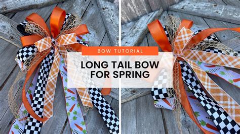 Long Tail Bow For Spring Keleas Florals