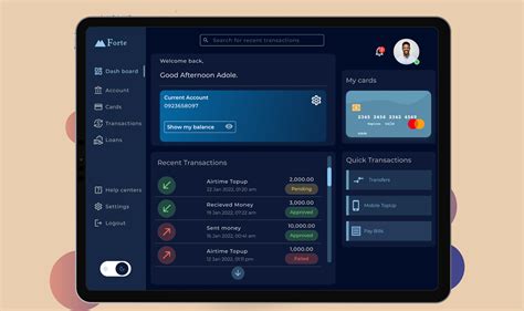 DashBoard UI Design Dark Mode And Light Mode On Behance
