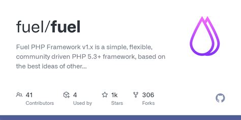 GitHub Fuel Fuel Fuel PHP Framework V X Is A Simple Flexible Community Driven PHP