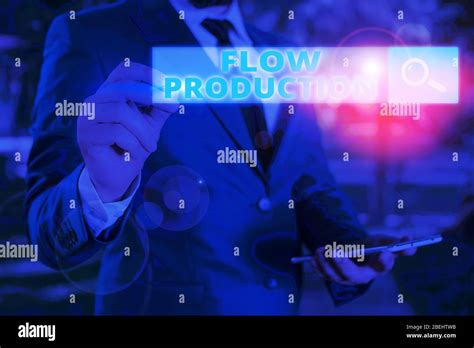 Handwriting Text Flow Production Conceptual Photo Items Are Produced
