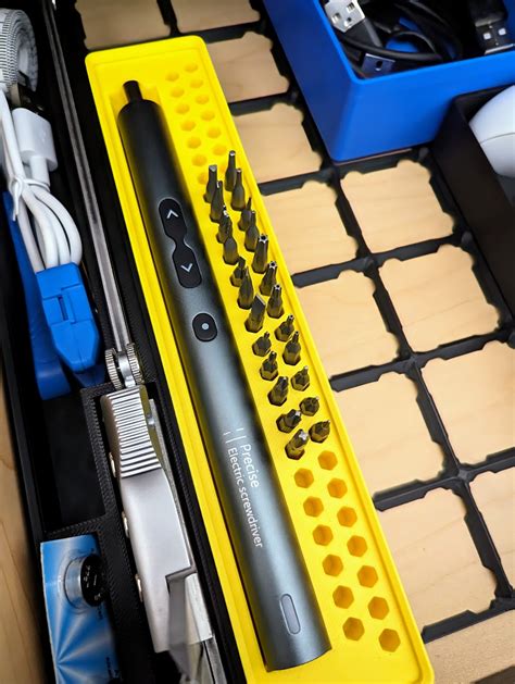 Gridfinity Precise Electric Screwdriver Bin By Jarvizar Download Free