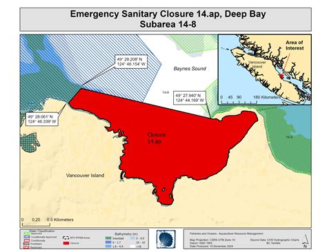 Bc Tidal Area 14 Comox Parksville Denman And Hornby Islands