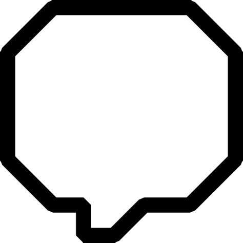 Callout Vector Icon Free SVG