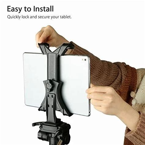 Size Large Tablet Holder Clip Adjustable Tablet Tripod Mount Adapter At Piece In New Delhi