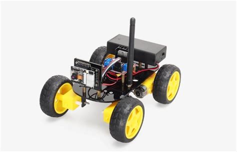 רכב חכם 4d עם מצלמה מבוסס Esp32 Cam Robokit