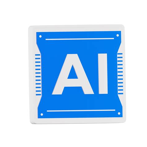 chip artificial intelligence 3d icon 33127656 png