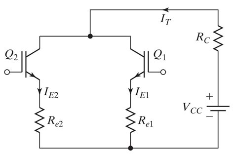 Solved Two Transistors Are Connected In Parallel As Shown