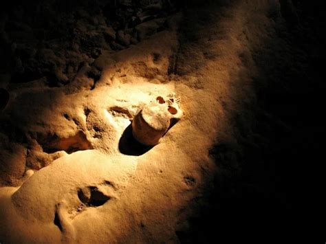 Pots And Skeletons In The Actun Tunichil Muknal Atm Cave Belize