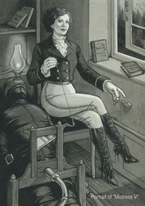 Portrait Of “mistress V” The Art Of Sardax
