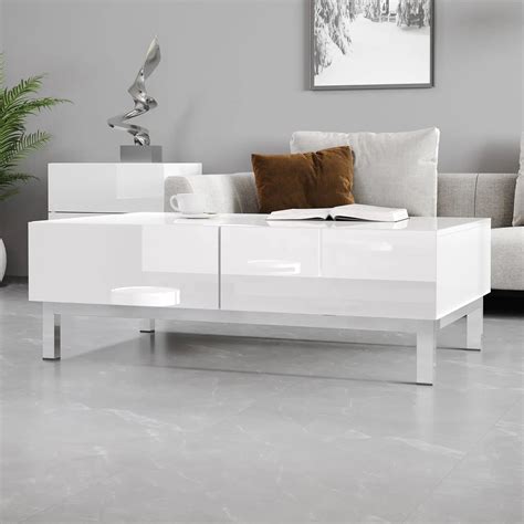 Verona White Gloss Coffee Table Verona Nightstand