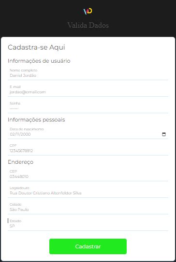 Github Danielsjordao Validacao Formulario Js