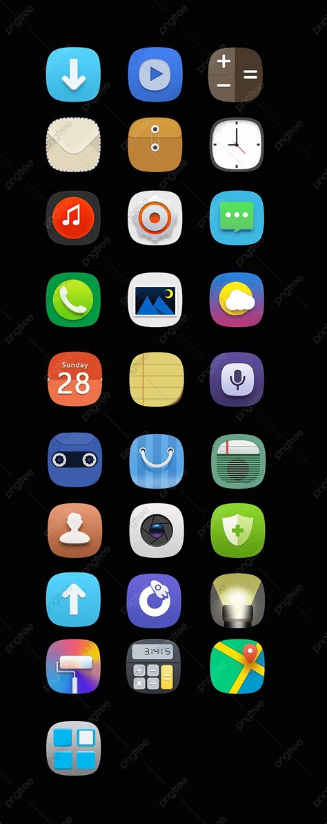 Ios7 System Icon Psd Layered Material Png Images Flat Style Button