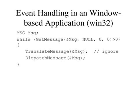 Ppt Event Handling Powerpoint Presentation Free Download Id6912193