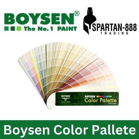Boysen Color Palette Color Chart Lazada Ph