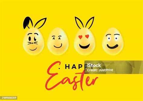 부활절 달걀과 토끼 재미 벡터 문자 에 대 한 배너 포스터 인사말 카드 벡터 일러스트 레이 션 공휴일에 대한 스톡 벡터 아트 및 기타 이미지 Istock