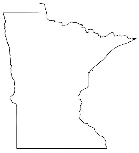Printable State Outlines