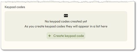 Keypad Code Zentra Product Manual 1
