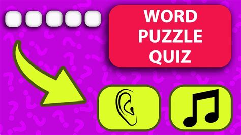 Word Puzzle Quiz Youtube