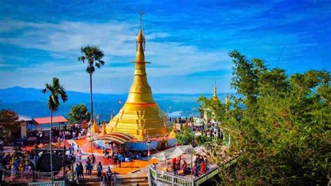 ကမာဝက်မြို့ရှိ ဆံတော်ရှင် ကျိုက်တမော့စေတီတော် ဗုဒ္ဓပူဇနိယပွဲတော်ကို