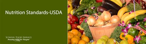 Usda Nutritional Standards The 2016 2017 School Food Service Annual