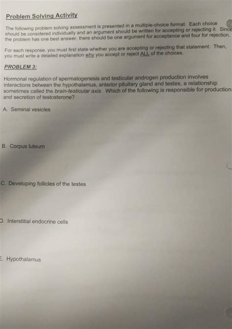 Solved Problem Solving Activity The Following Problem Chegg Com