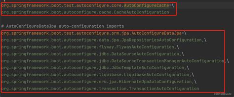 enableautoconfiguration和 importautoconfiguration的区别