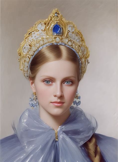 Девушка в синем По моему фото Стиль художника Франца Винтерхальцер