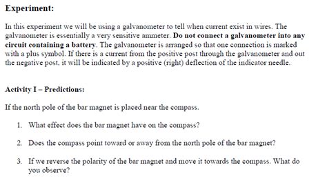 Solved Experiment In This Experiment We Will Be Using A Chegg
