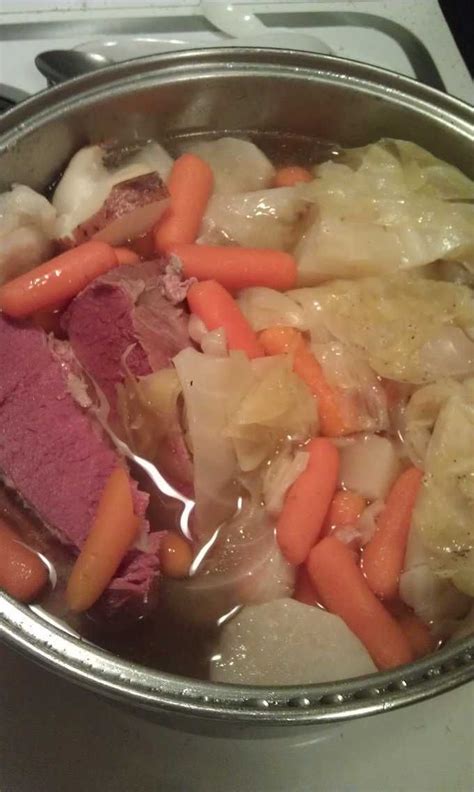 Corned Beef Boiled Dinner Recipe